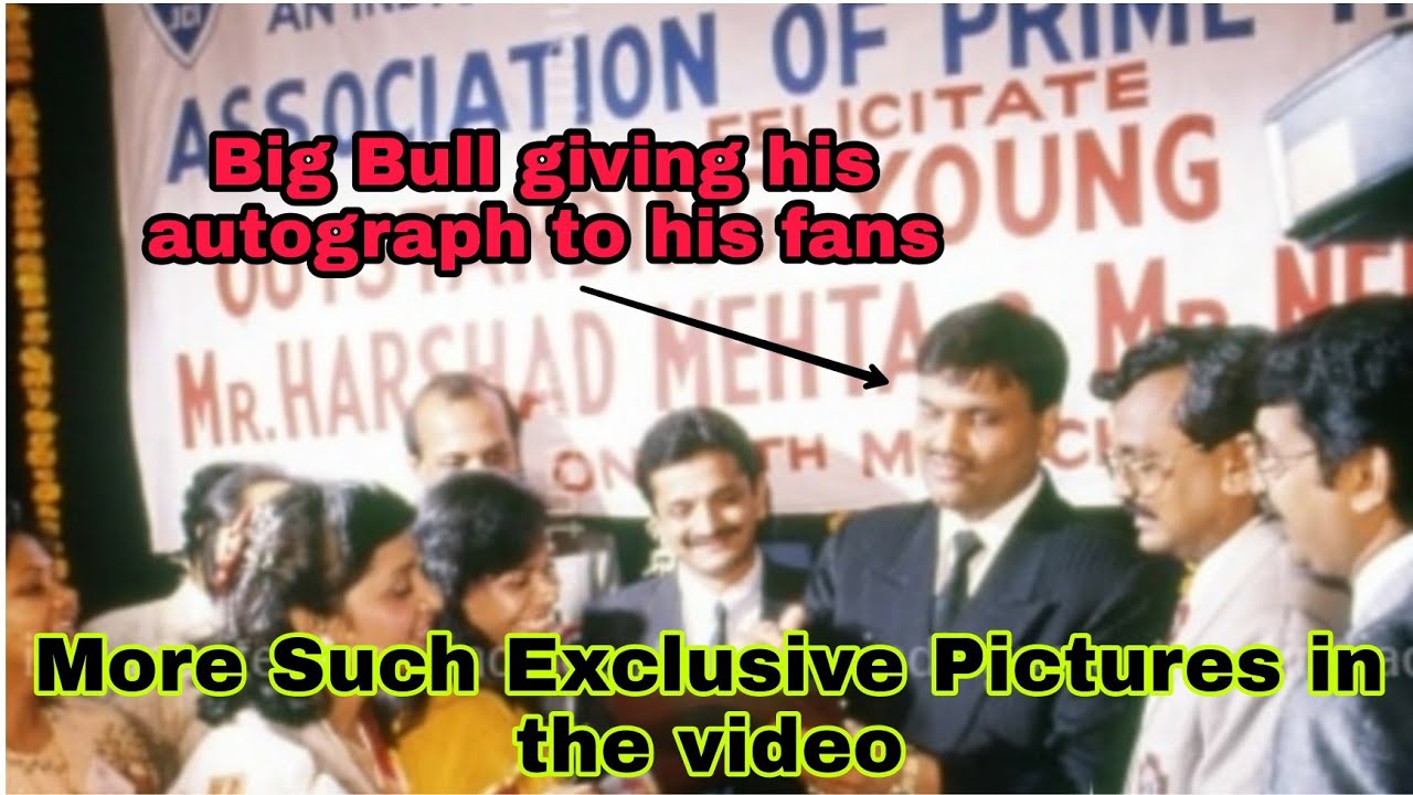Rare and Unseen pictures of Harshad Mehta PART-2 | Exclusive Images of ...
