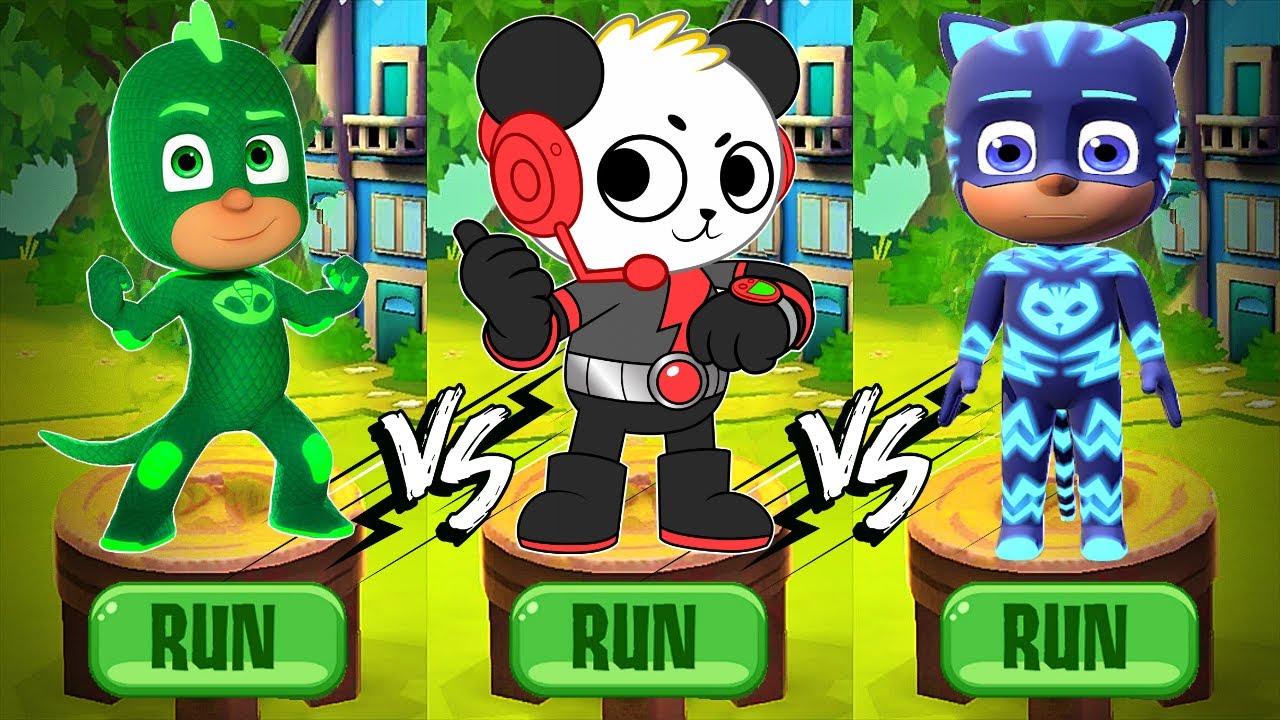 Tag with Ryan Combo Panda vs PJ Masks Catboy vs Gekko - Run Gameplay ...