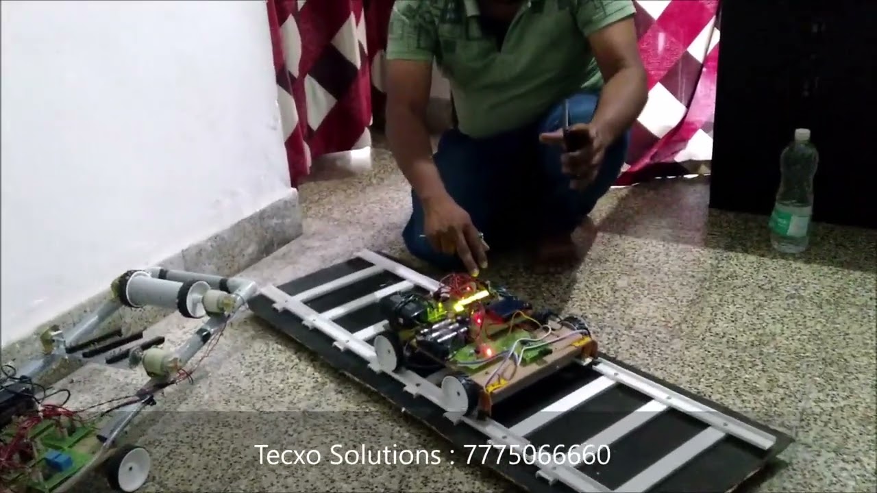 Advance Railway Track Crack Detection System Using IOT Best Projects