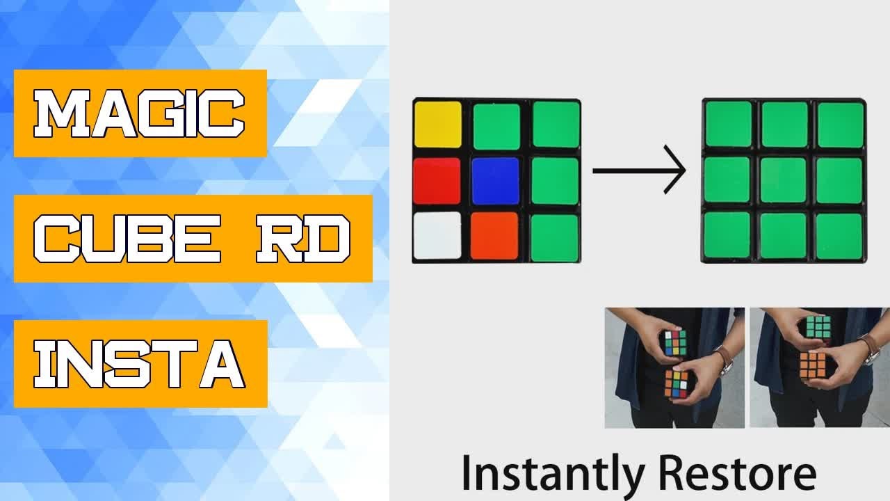 Magic Cube RD Insta By Henry Harrius Magic Tricks Props Mentalism Magic ...