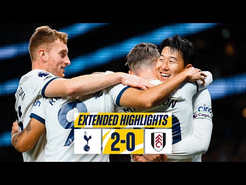 TOTTENHAM HOTSPUR 2-0 FULHAM // PREMIER LEAGUE EXTENDED HIGHLIGHTS
