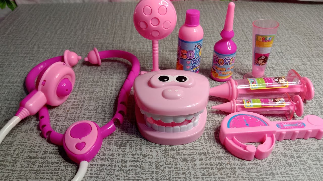 12 Minutes Satisfying with Playhouse Doctor Set || ASMR - YouTube