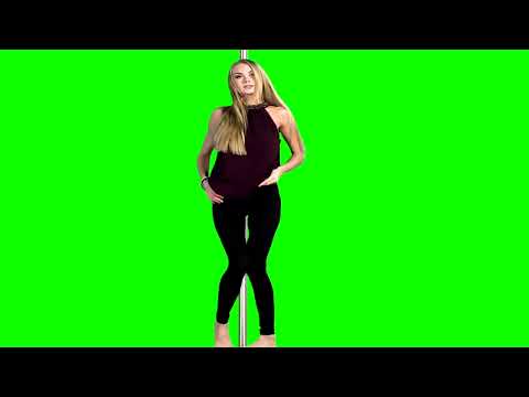 STRIPPER DANCER GIRLS SEXY CHROMA KEY GREEN SCREEN 45