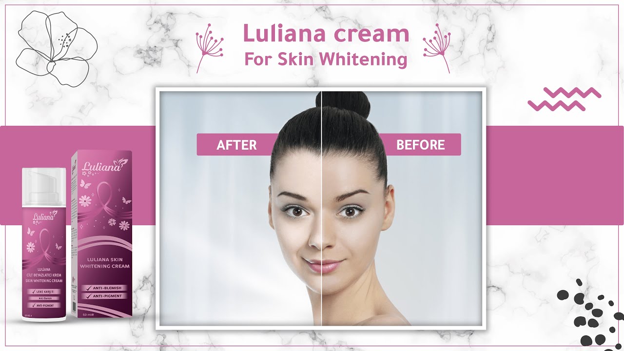 LULIANA MAX WHITENING CREAM - YouTube