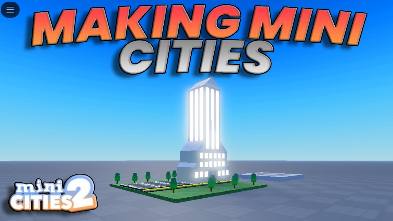 Making My Own Mini Cities game - YouTube
