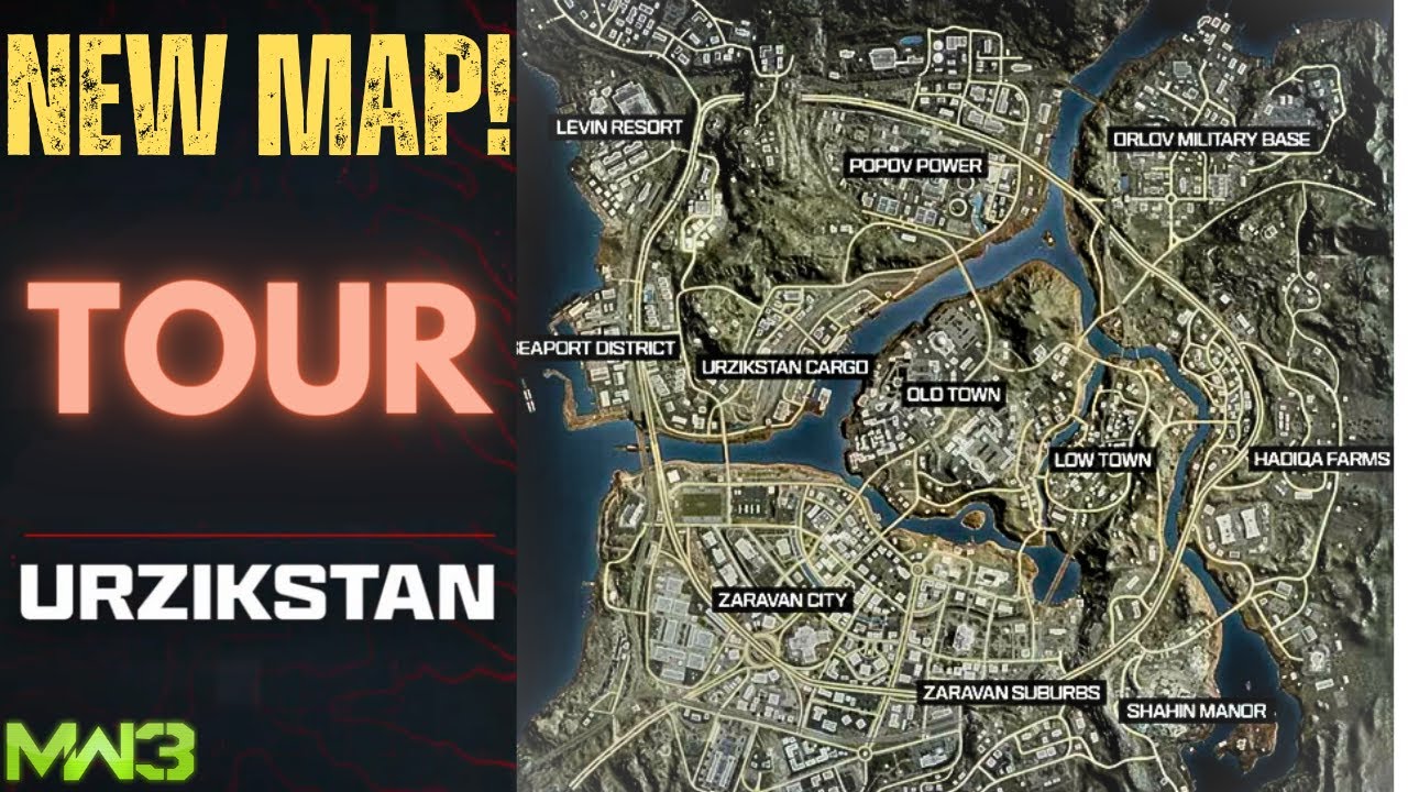 FIRST IMPRESSIONS ON NEW WARZONE 3 MAP *TOUR* (MW3) - YouTube