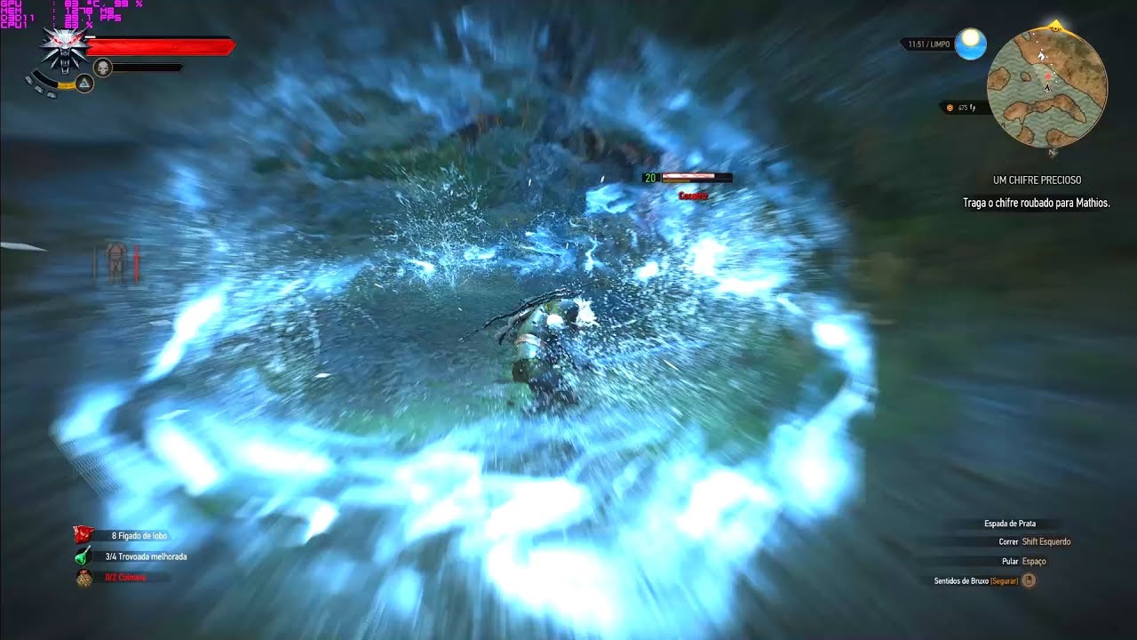 The Witcher 3: Wild Hunt - Aard + agua = foda pra Kraio. - YouTube