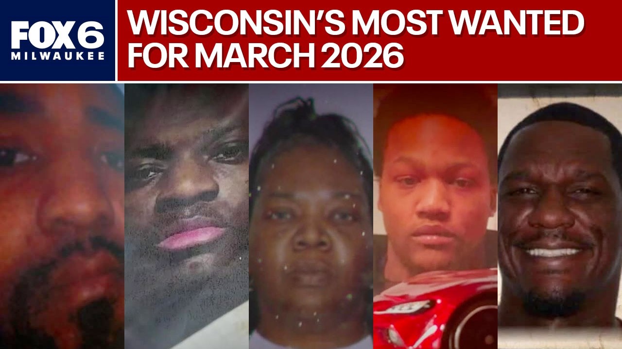 Wisconsin's Most Wanted for March 2026 | FOX6 News Milwaukee - YouTube