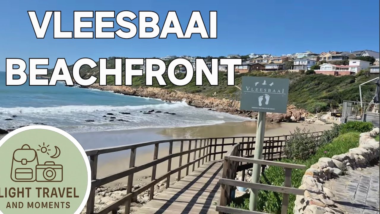 Vleesbaai beachfront stroll 4K Cozy beach near Mosselbay Western Cape ...