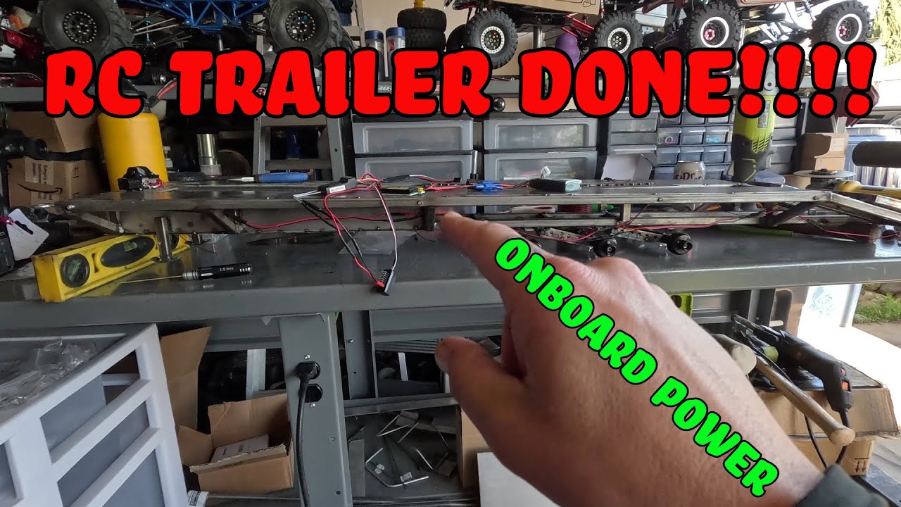 1/10 Scale RC Crawler Trailer is Done!!!! - YouTube