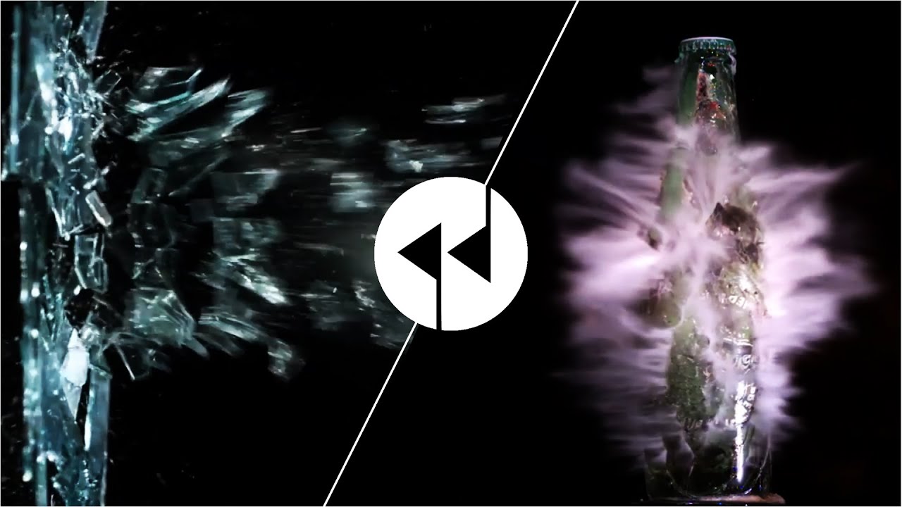 Satisfying Slow Motion Glass Breaking Video in Reverse | The ...