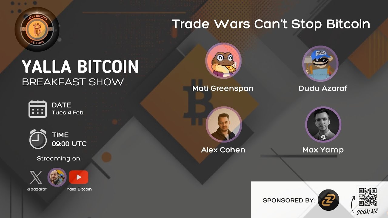 Yalla Bitcoin Breakfast Show ep 22 - Trade Wars Can’t Stop Bitcoin ...