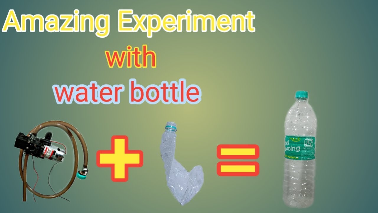 Amazing Experiment With Water Bottle - YouTube