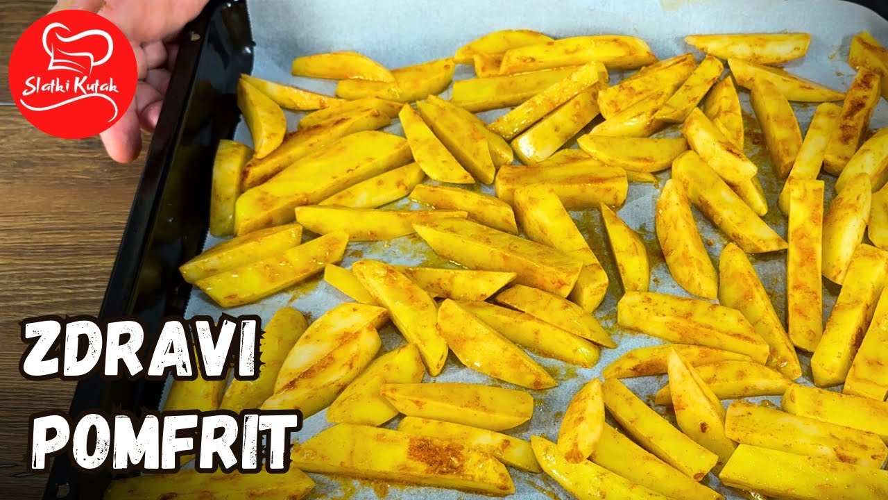 Pekarski Krompir - Pomfrit Na Zdrav Način - Domaći Pomfrit Bez Prženja ...