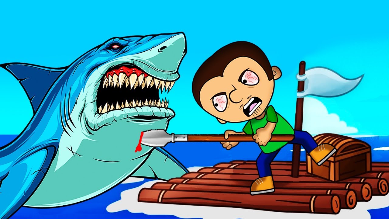 How to build a raft and survive in the middle of the ocean? - YouTube