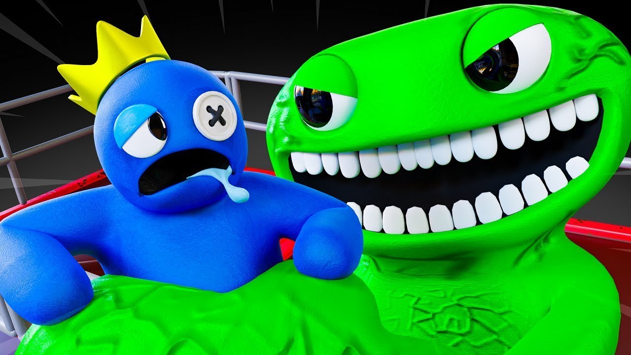 La BATALLA de GARTEN of BAN BAN Y RAINBOW FRIENDS?! Animación Español ...