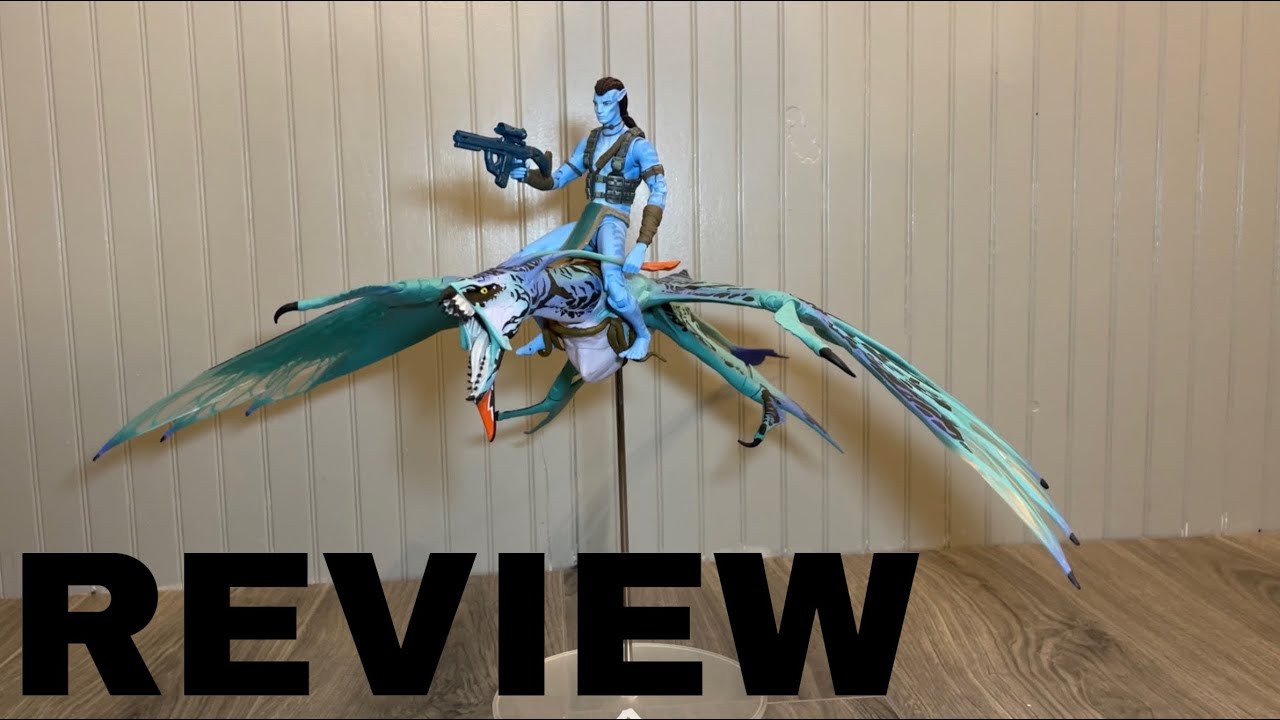 McFarlane Toys Avatar: The Way of Water Jake Sully and Banshee (Ikran ...