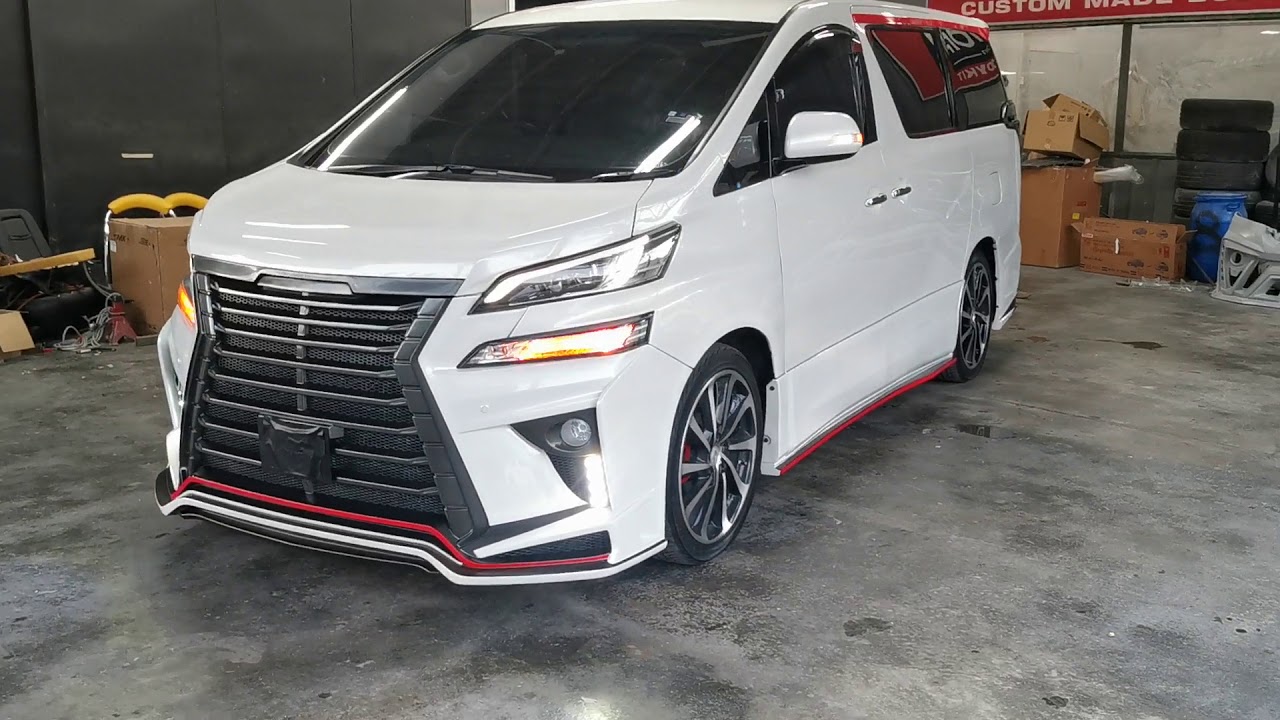 TOYOTA VELLFIRE ANH20 2008-14 CONVERT TO ANH30 2015-17 BODY PARTS AND ...