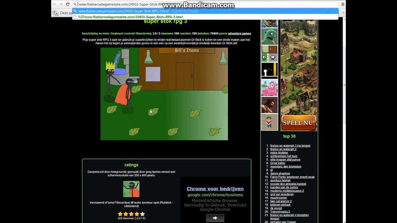 Superstick RPG 3 gameplay - YouTube