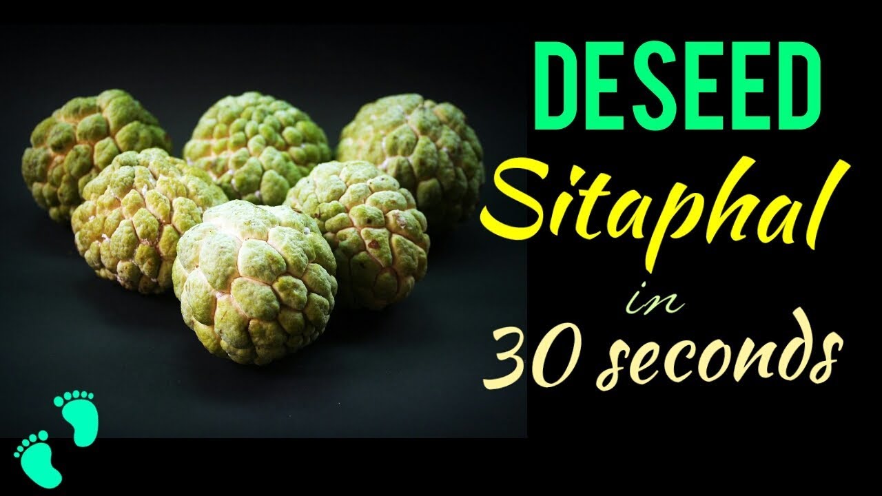 CUSTARD APPLE (SITAPHAL) ICECREAM with an easy & quick way to deseed ...