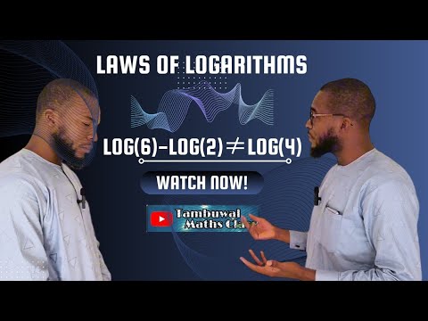 Common Logarithm Mistake: log(6) - log(2) ≠ log(4) - YouTube
