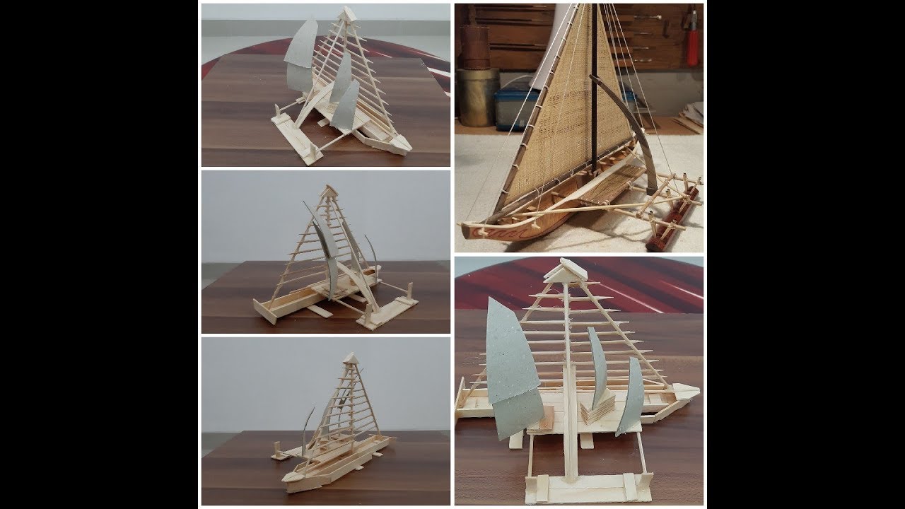 DIY a Sailing Boat - From Popsicle Sticks - YouTube
