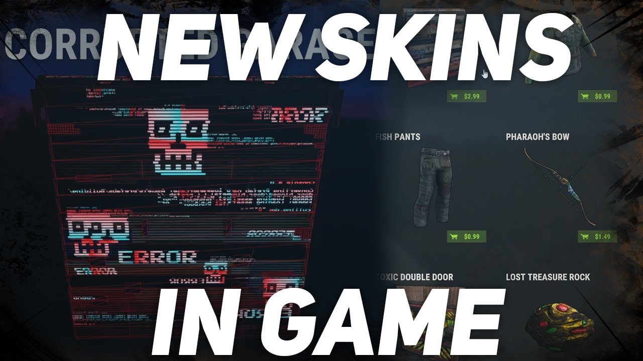 Rust *NEW* Skins In Game 1/21 Item Store Showcase - YouTube