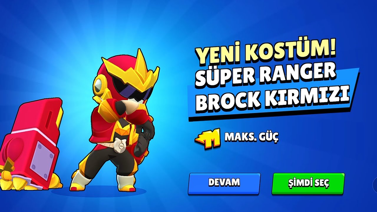 Süper Ranger Brock #brawlstars - YouTube