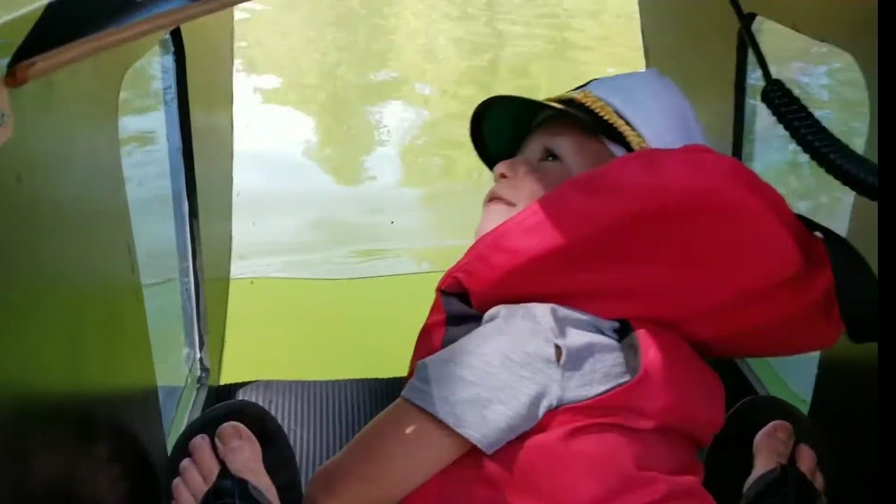 glass bottom boat mini fun!! - YouTube