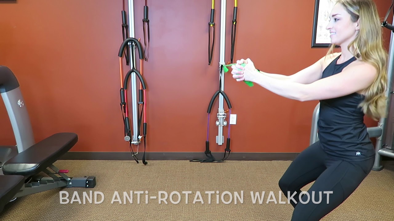 Band anti rotation walkout - YouTube