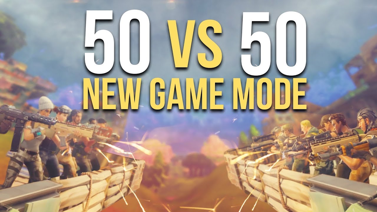 NEW GAME MODE! 50vs50 (Fortnite) - YouTube
