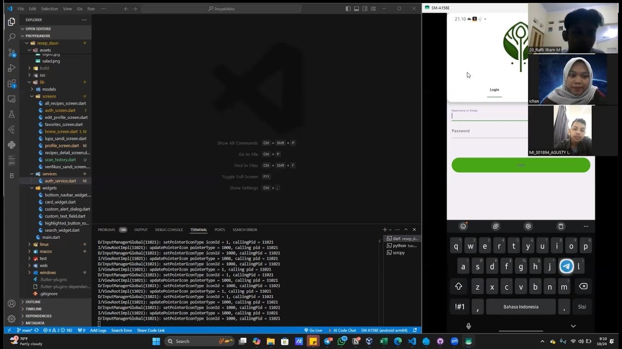 UTS Pemrograman Mobile (RESEPDAUN) - YouTube
