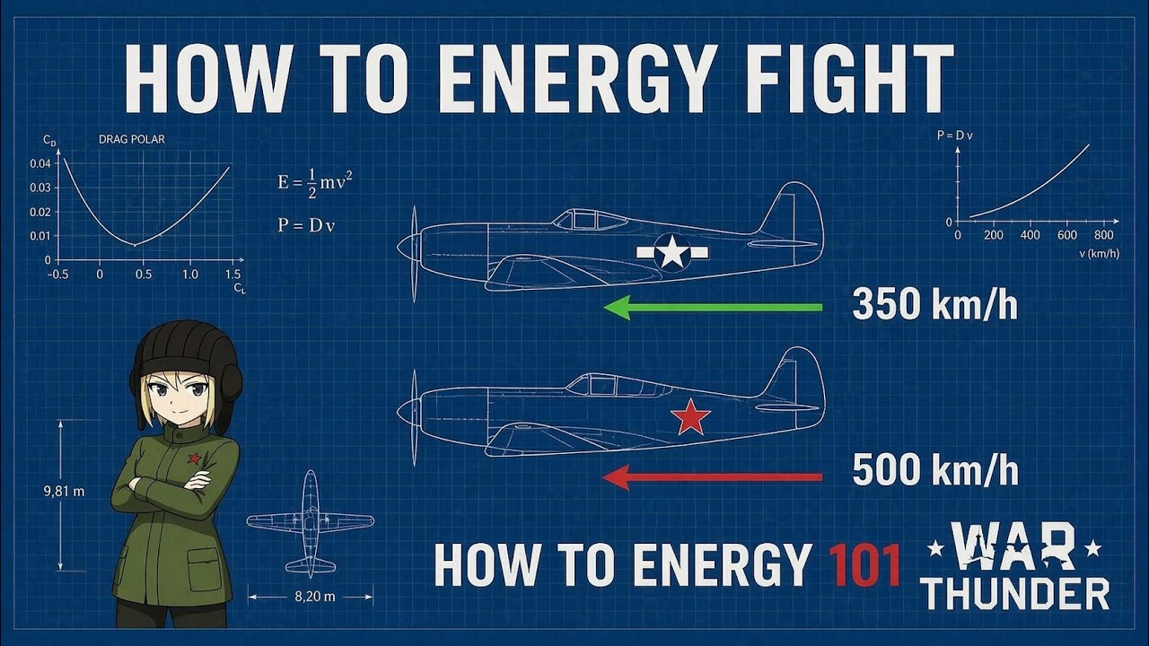 How to energy fight in War thunder | lesson 1 energy traps - YouTube