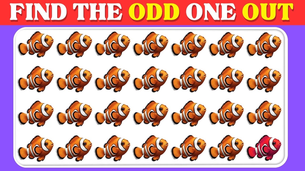 Find the ODD One Out - Sea Edition🐟🐠🦀 - YouTube