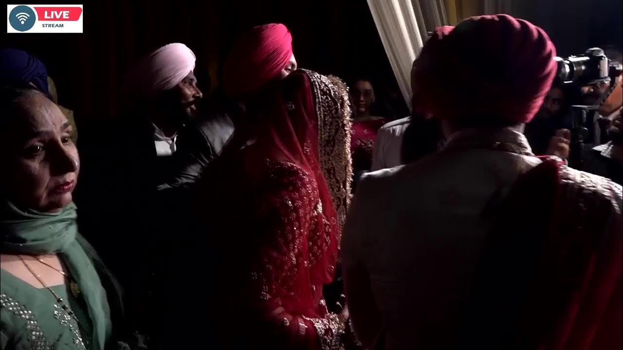 LIVE WEDDING CEREMONY [ ARSHBIR BENIPAL WEDS HARPREET KAUR ] - YouTube