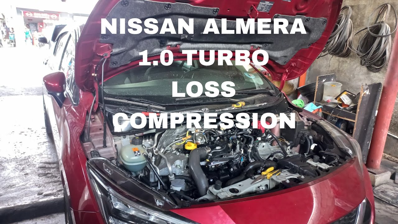 NISSAN ALMERA 1.0 TURBO LOSS COMPRESSION - YouTube