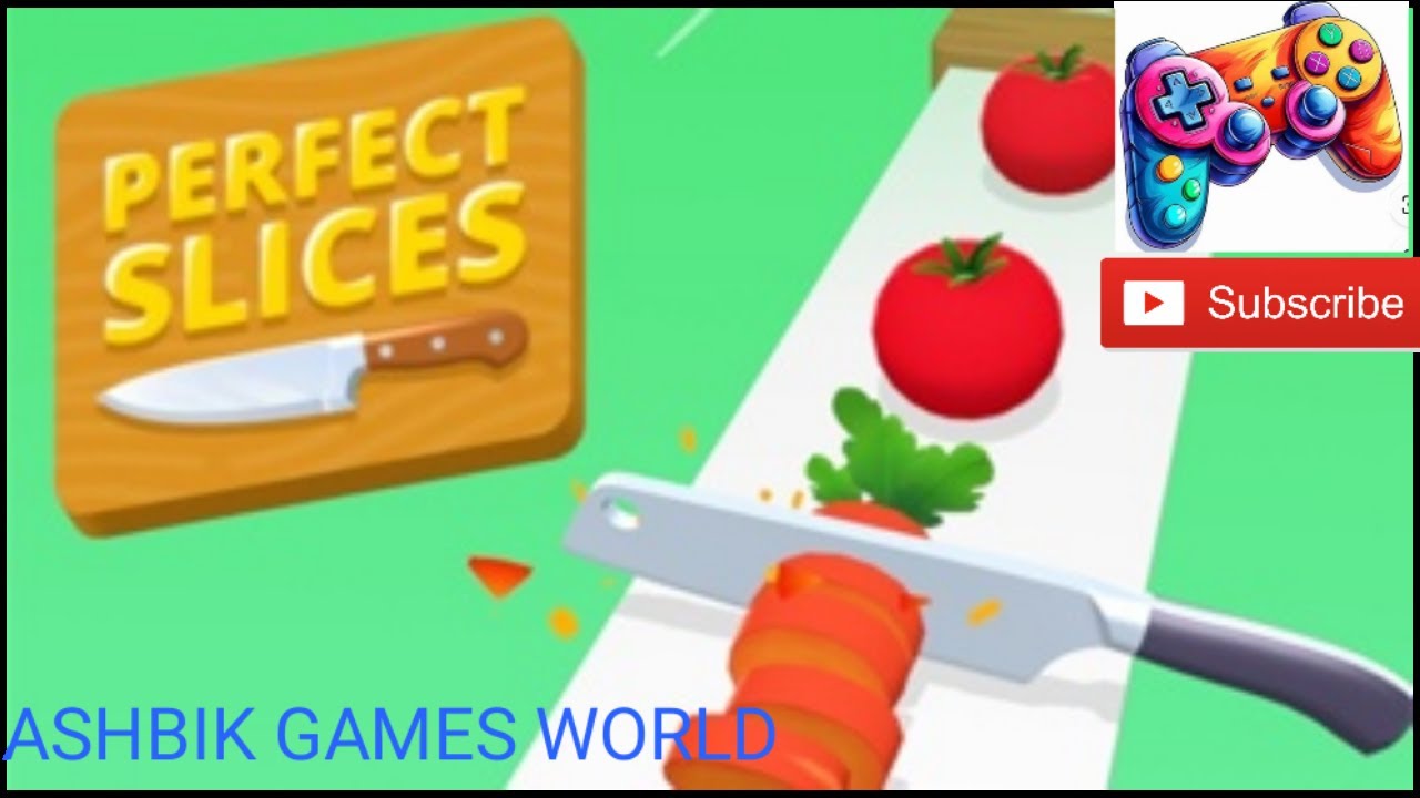 Perfect Slices Cutting Game 🍊🥕🍎🍄‍🟫🍄‍🟫 : 👍 Good stream | Fruits Cutting ...