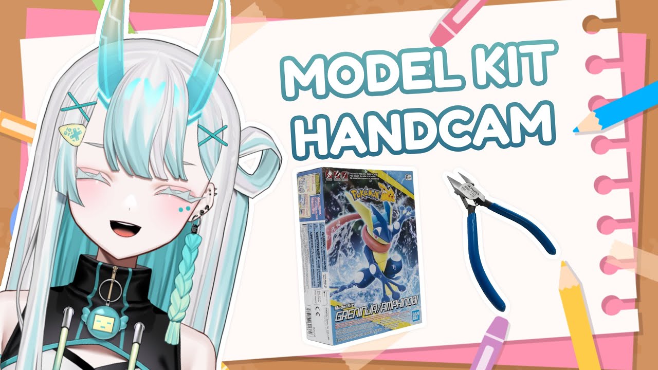 【HANDCAM】LET'S BUILD GRENINJA!【VyVid | Eva Ananova 】 - YouTube