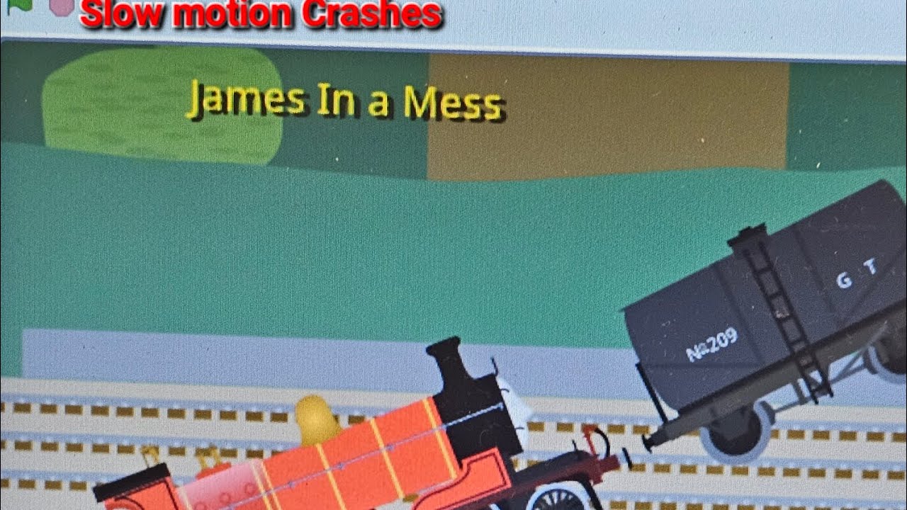 Slow motion Crashes: James in a mess - YouTube
