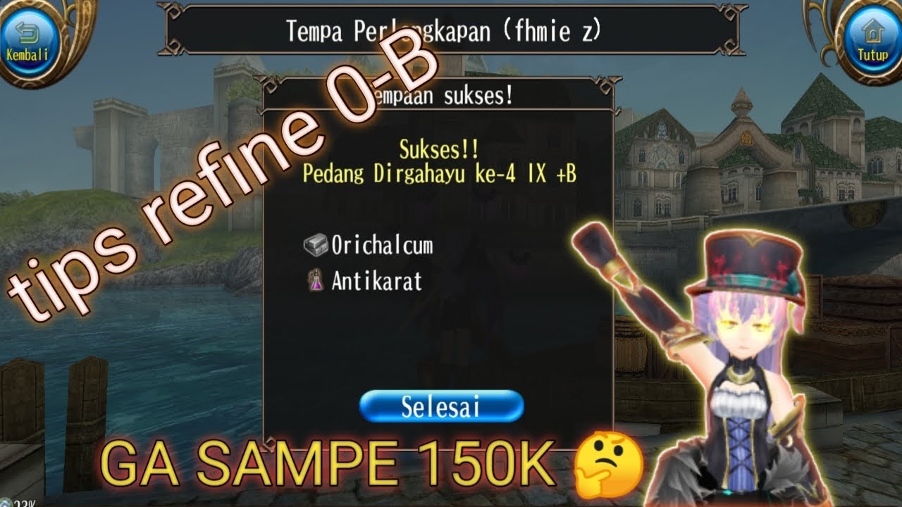 tips refine /cara refine ,toram online 📣 0-B - YouTube