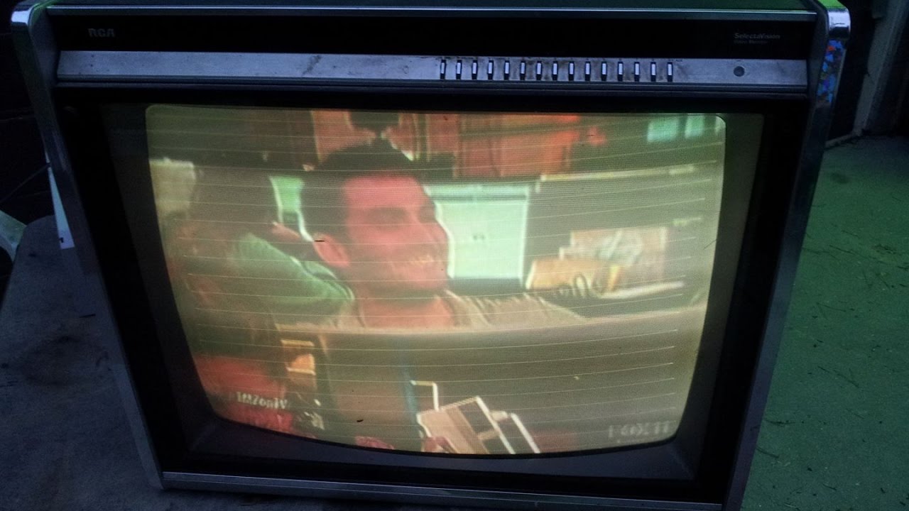 RCA Selectavision 1983 Color Monitor TV Analysis and Repair - YouTube