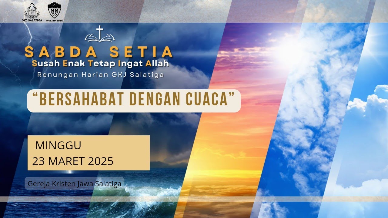 Sabda SETIA Minggu 23 Maret 2025 - Renungan Harian GKJ Salatiga - YouTube