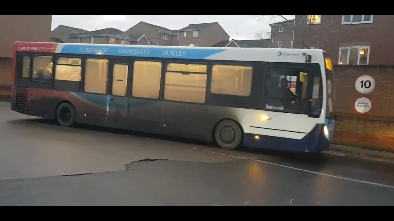 Here is the stagecoach bus 36916 on the number 3 in Aldershot with the ...