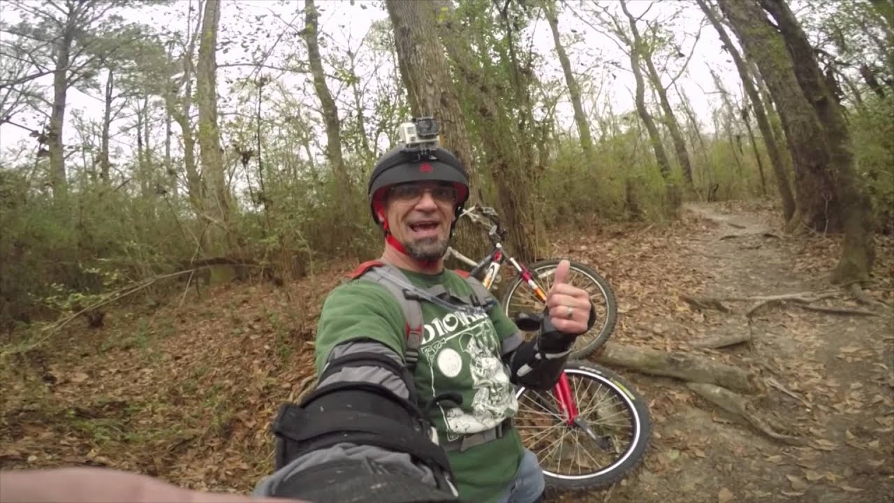 Unicycling the Comite River Trail - YouTube