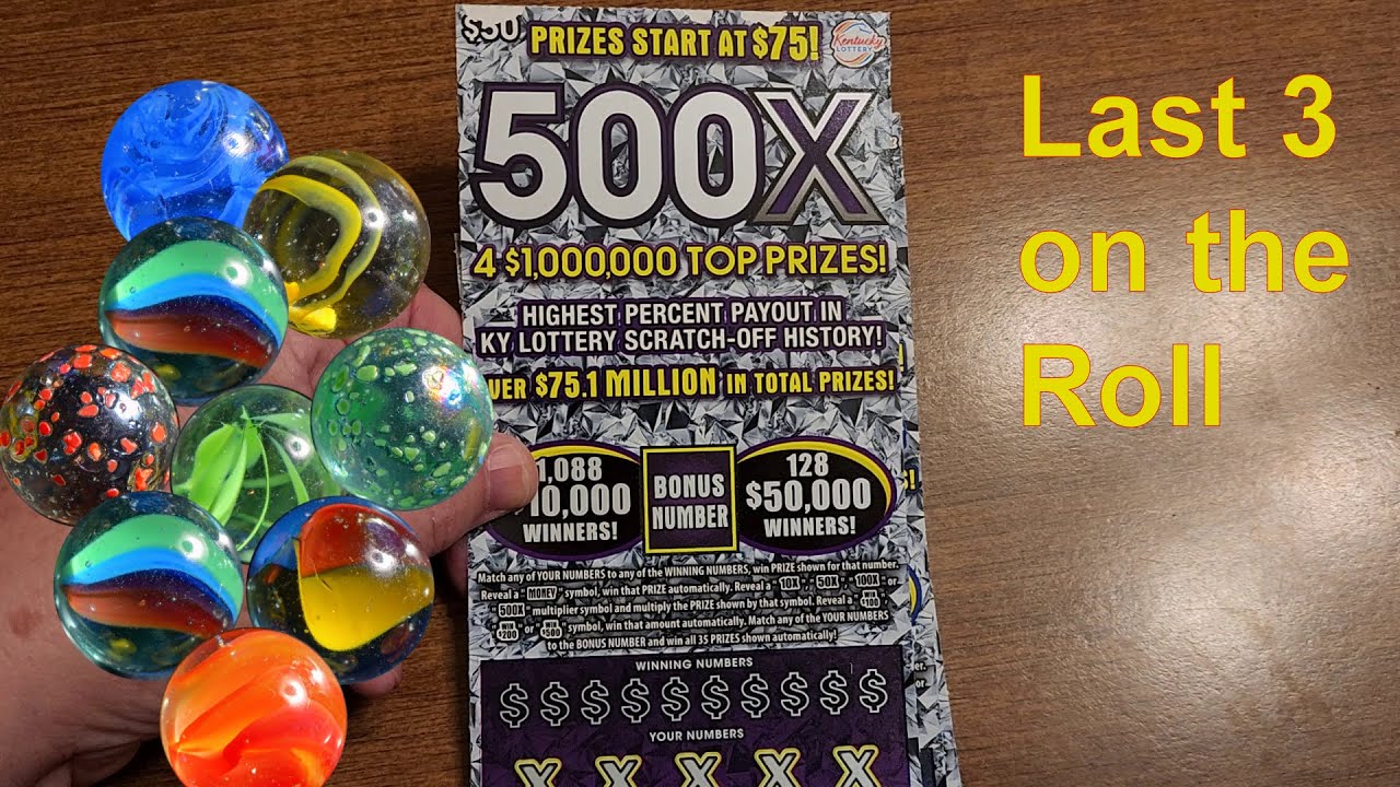 Last 3 Tickets on a $50 Kentucky Lottery Scratch Off Roll - YouTube