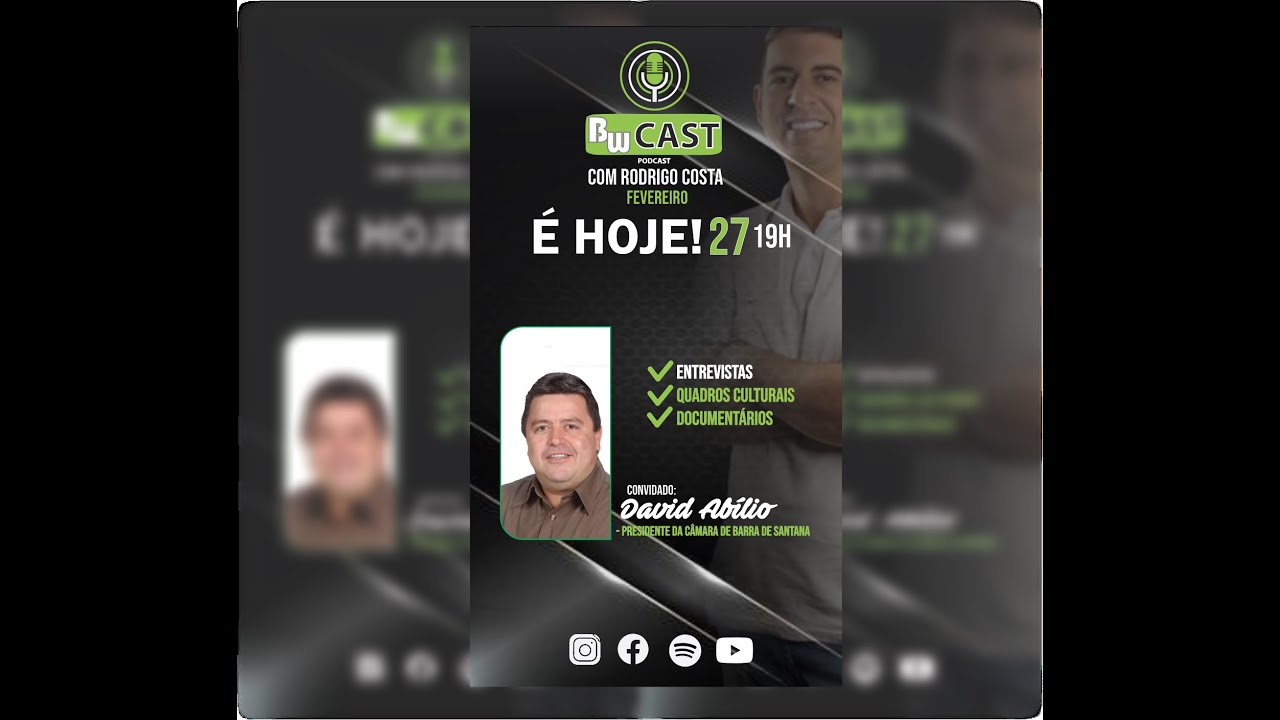 DAVID ABÍLIO #BWCAST COM RODRIGO COSTA - YouTube