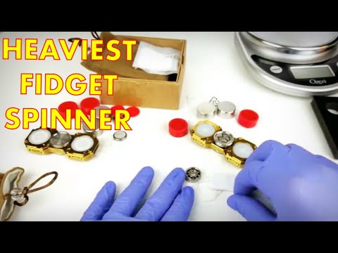 173G MATEMINCO FIRE FIDGET SPINNER : My Heaviest Spinner & Guess How ...