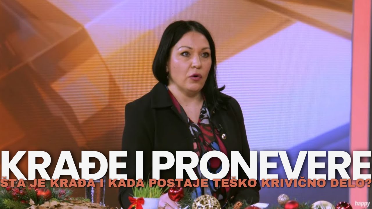 Kradje i pronevere - Sta je sa pravne strane kradja i kada ona postaje ...