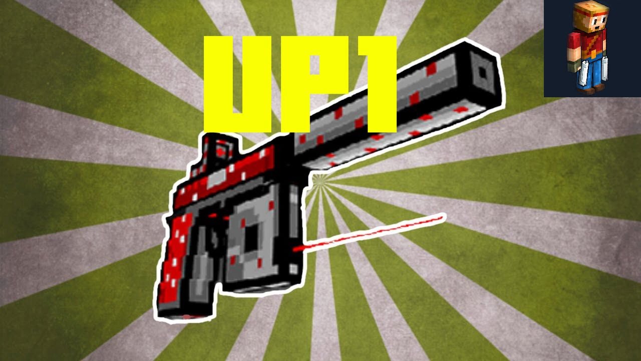 Pixel Gun World - Hit Man Pistol UP1 Gameplay [HD] - YouTube