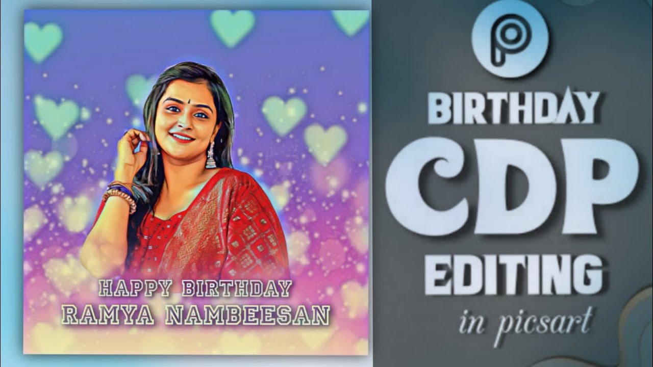 birthday cdp editing in PicsArt//Annapoorneswari vasanthakumar editing ...
